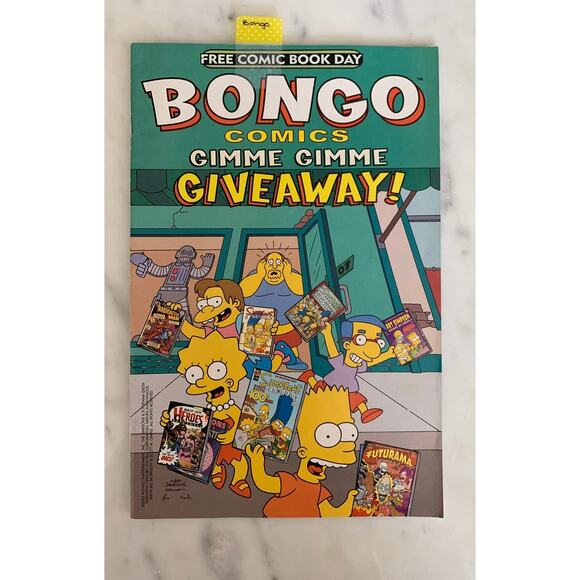 Simpsons | Accents | Vintage Bongo Comics Gimme Gimme Give Away The ...